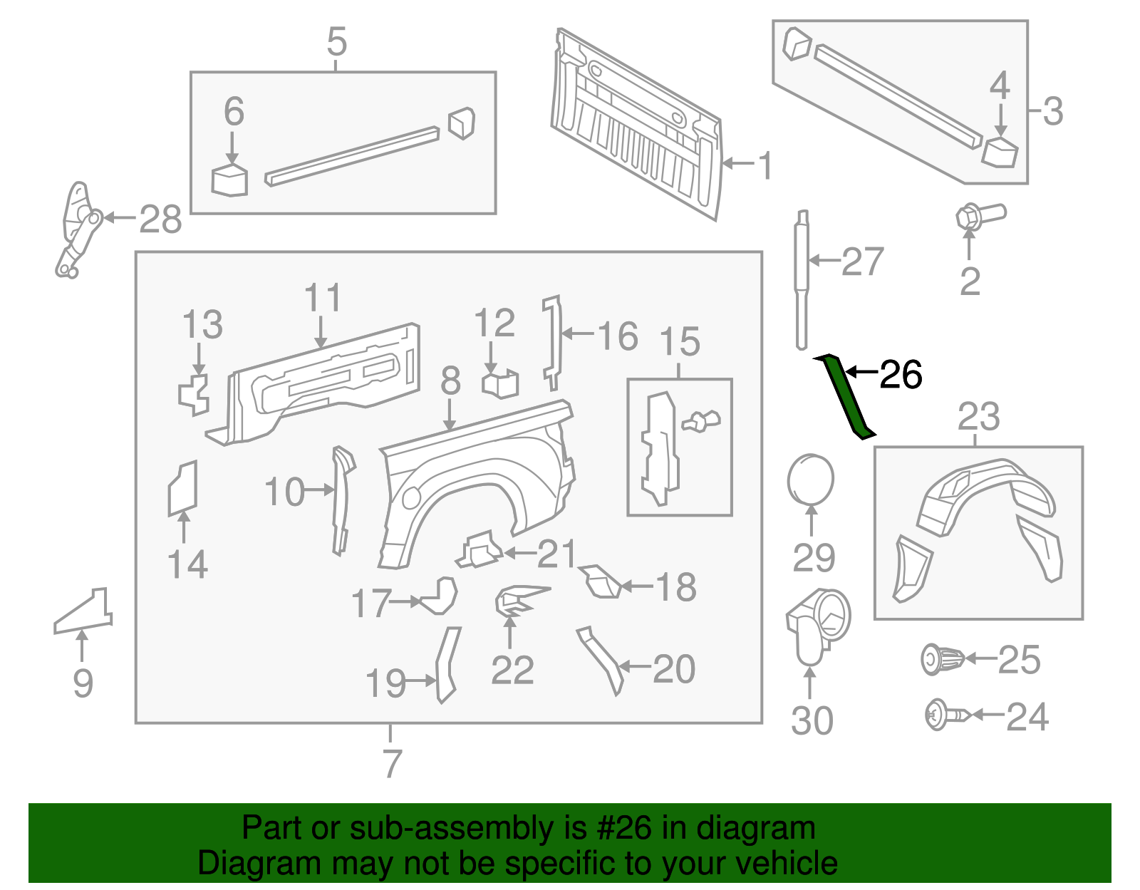 Genuine Toyota Brace, Side Panel Skirt, Rear part# 65521-0C010 for 2007 ...