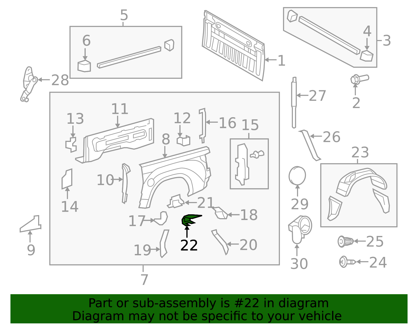 65684-0C020 - High-Quality Quarter Panel Splash Shield Bracket for 2014 ...