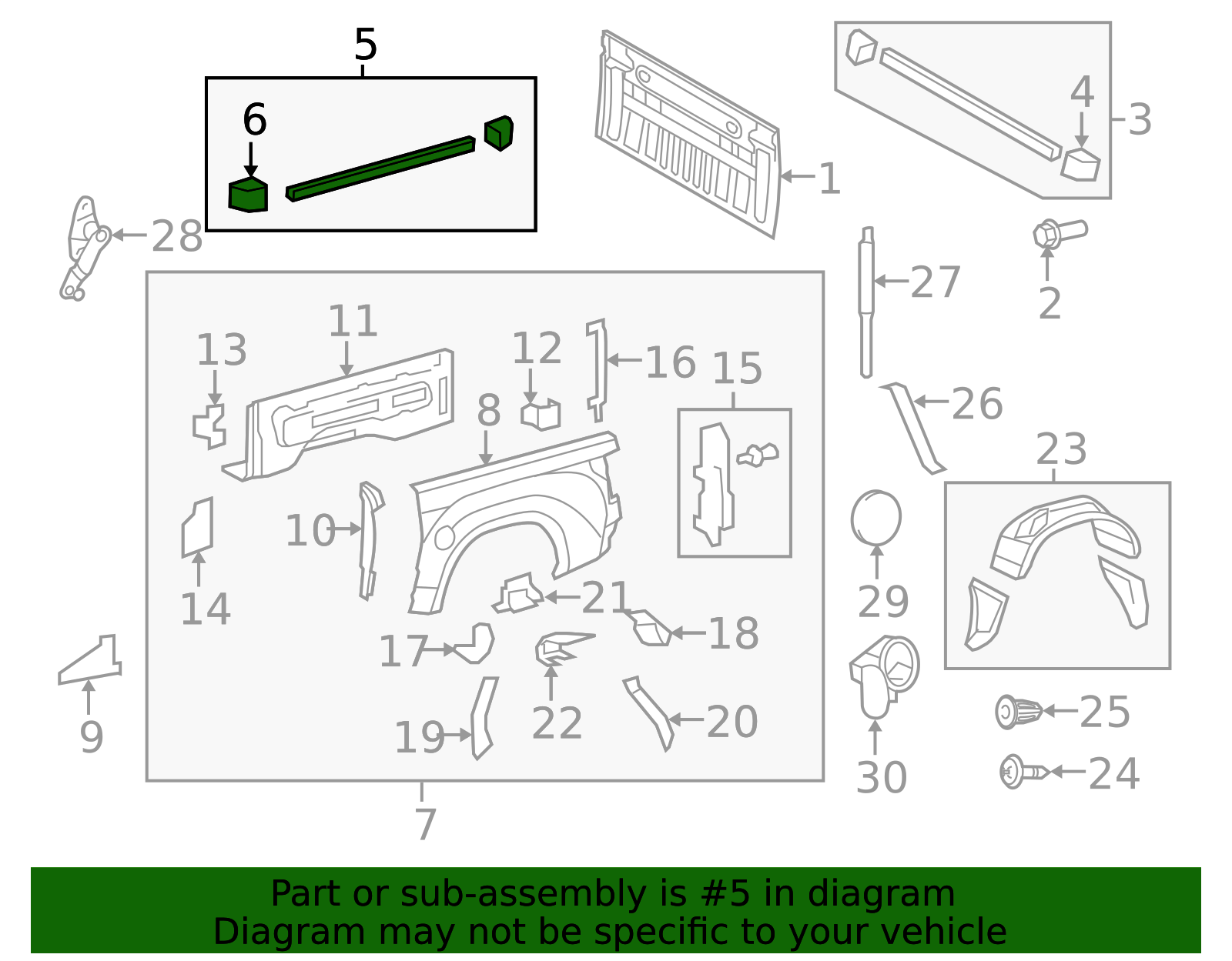 Genuine Official Toyota Track Assembly part# 65335-0C011 for 2007-2021 ...