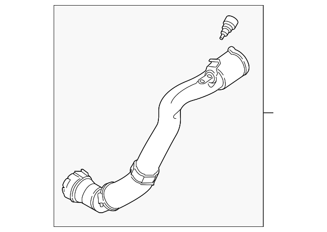 2021 Ford F-150 | Inter-Cooler Hose | ML3Z-6F073-A | Walls' Ford Parts