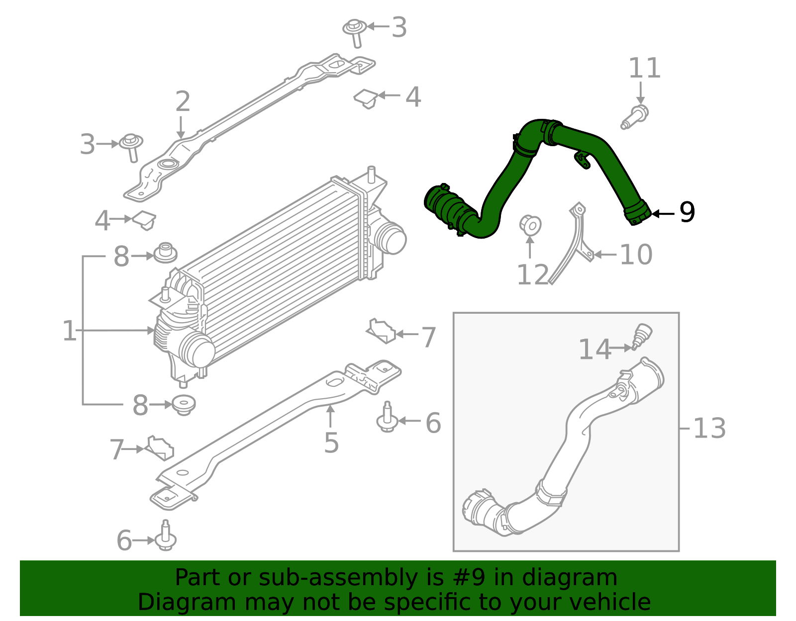 2018-2021 Ford F-150 | Inlet Duct | JL3Z-6C646-D | Walls' Ford Parts