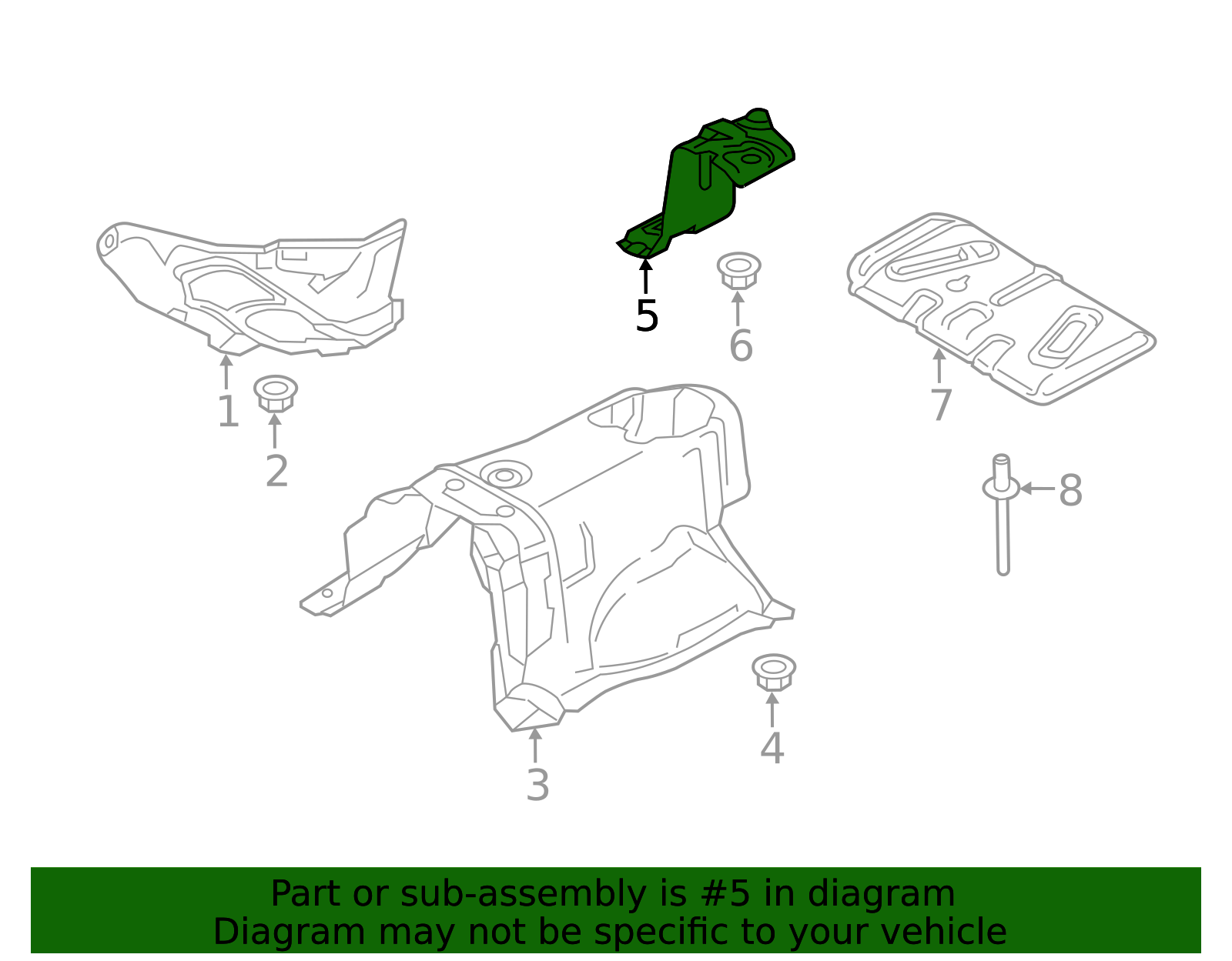 N243-56-400 - Rear Shield 2016-2025 Mazda MX-5 Miata | MazdaParts.US Store