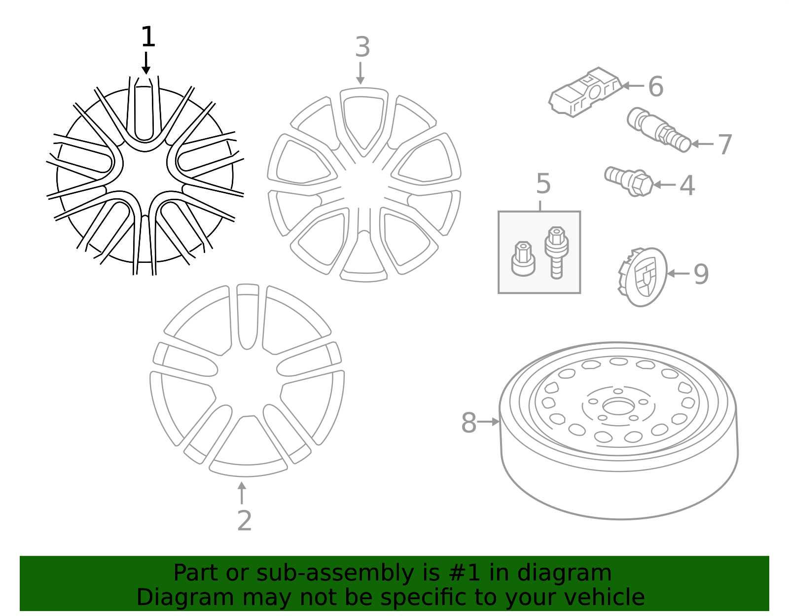 Genuine Porsche 9Y0-601-025-BF-OC6 |Wheel, Alloy | FREE Shipping on ...