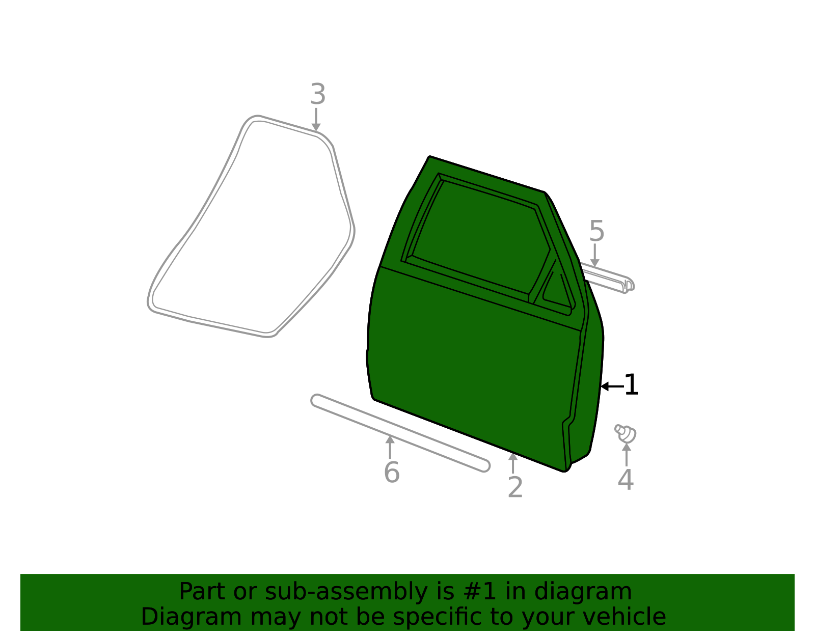 2006-2011 Ford Ranger Door Shell 9L5Z-1020125-A | FordPartsOnSale.com