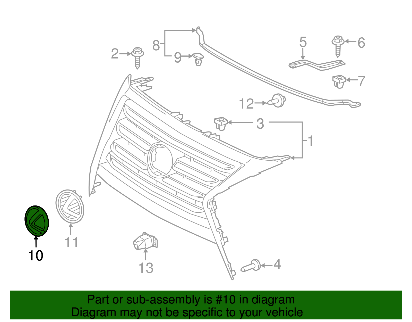 2013-2021 Lexus Emblem 53141-60090 | OEM Parts Online