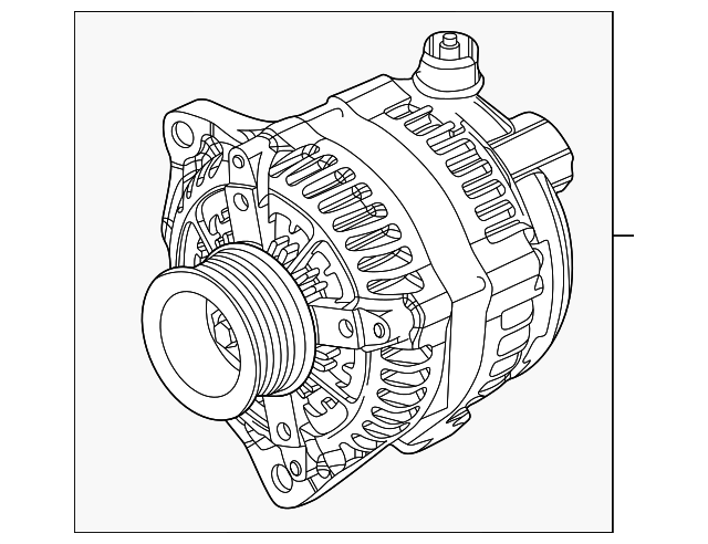 Genuine OEM Ford Part - Motorcraft Alternator GL-8828 | Genuine OEM ...