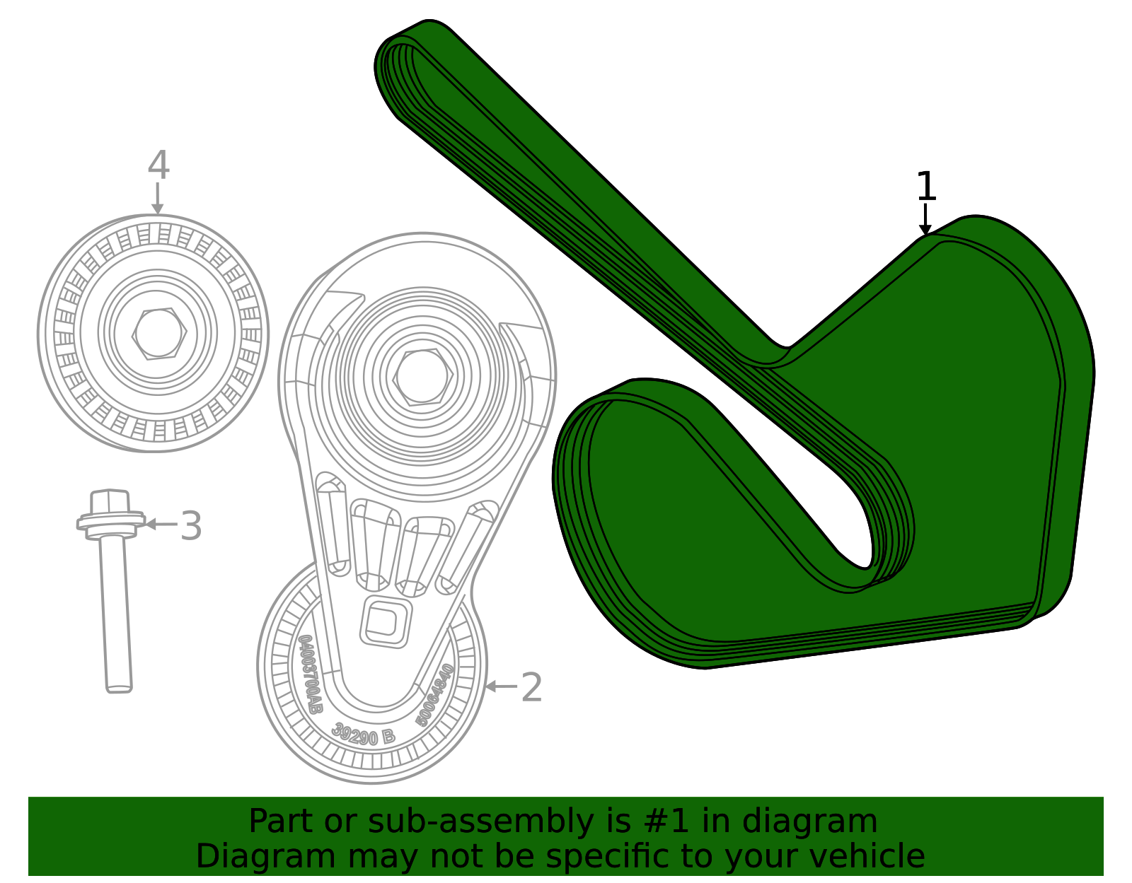 2023-2025 Mopar Serpentine Belt 68428079AA | Mopar Parts Canada