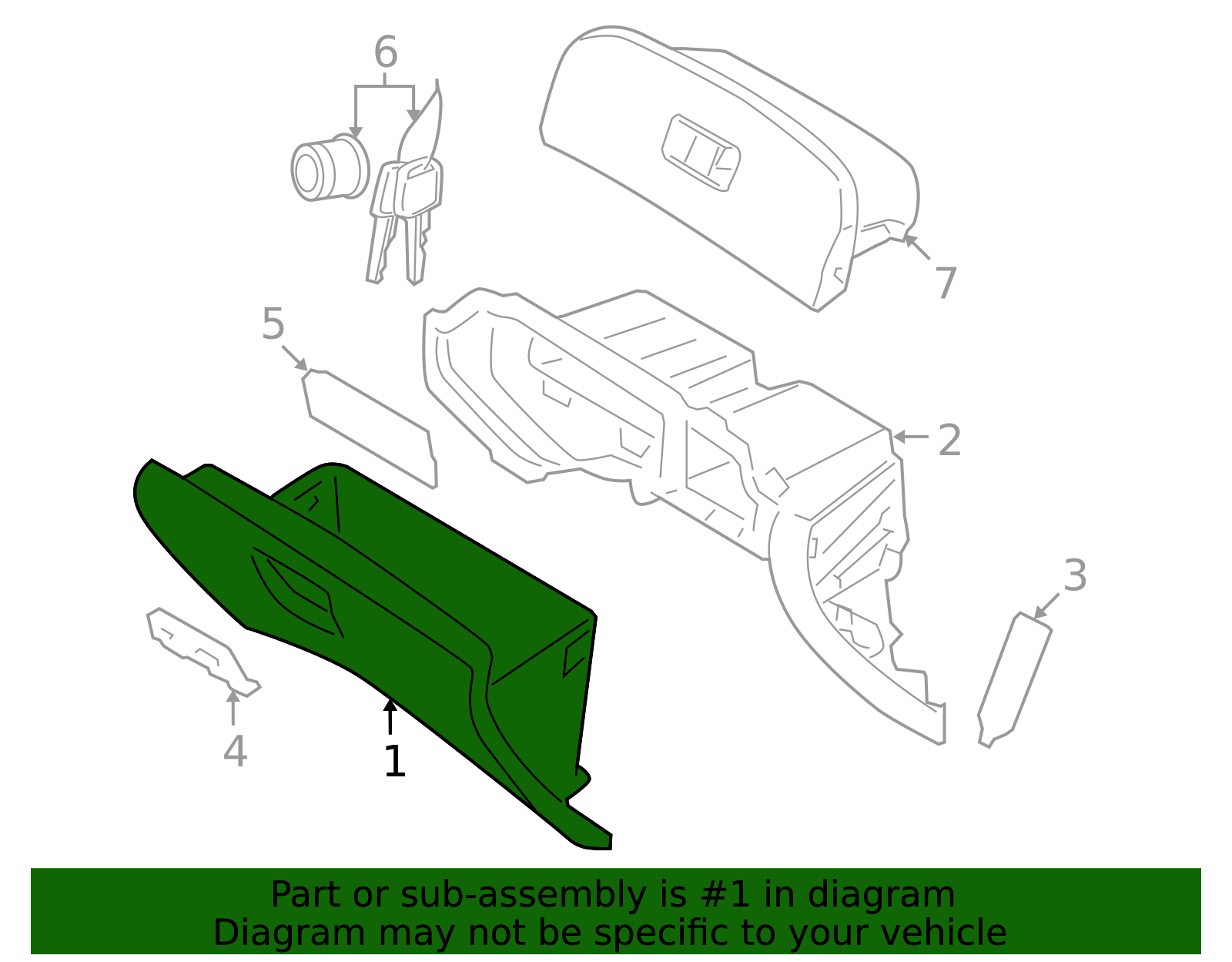 Glove Box - OEM Storage Compartment Replacement | AutoNation Parts