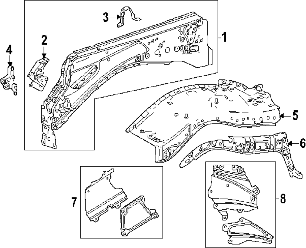 53784-04010 - Rear Seal 2024-2025 Toyota Tacoma | Toyota San Diego Parts