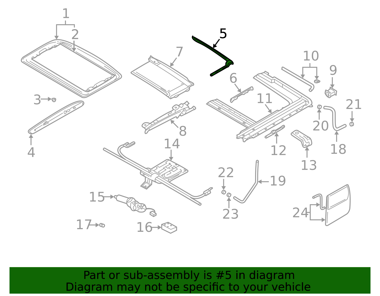 2003-2008 Hyundai Tiburon Air Deflector 81641-2C000 | MotorMotor