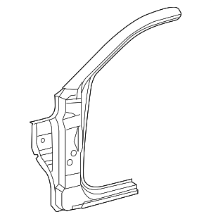 Genuine Toyota Hinge Pillar part# 61131-04041 for 2005-2015 Toyota ...
