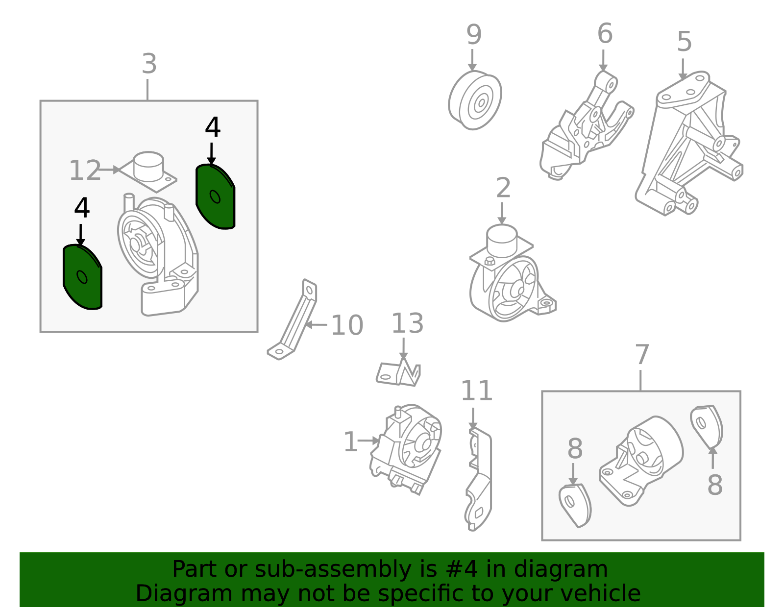 21814-35201 - Engine Bracket Stopper 2004-2006 Kia Amanti | Kia.Parts Store