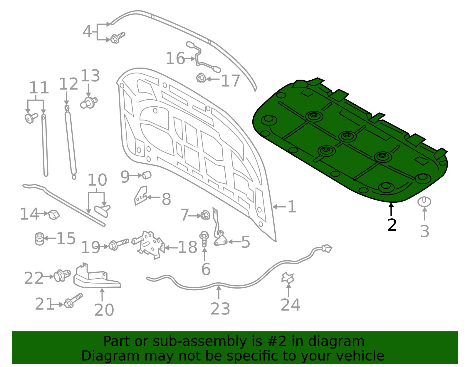 2019-2023 Ford Ranger Insulator KB3Z-16738-A | FordPartsOnSale.com