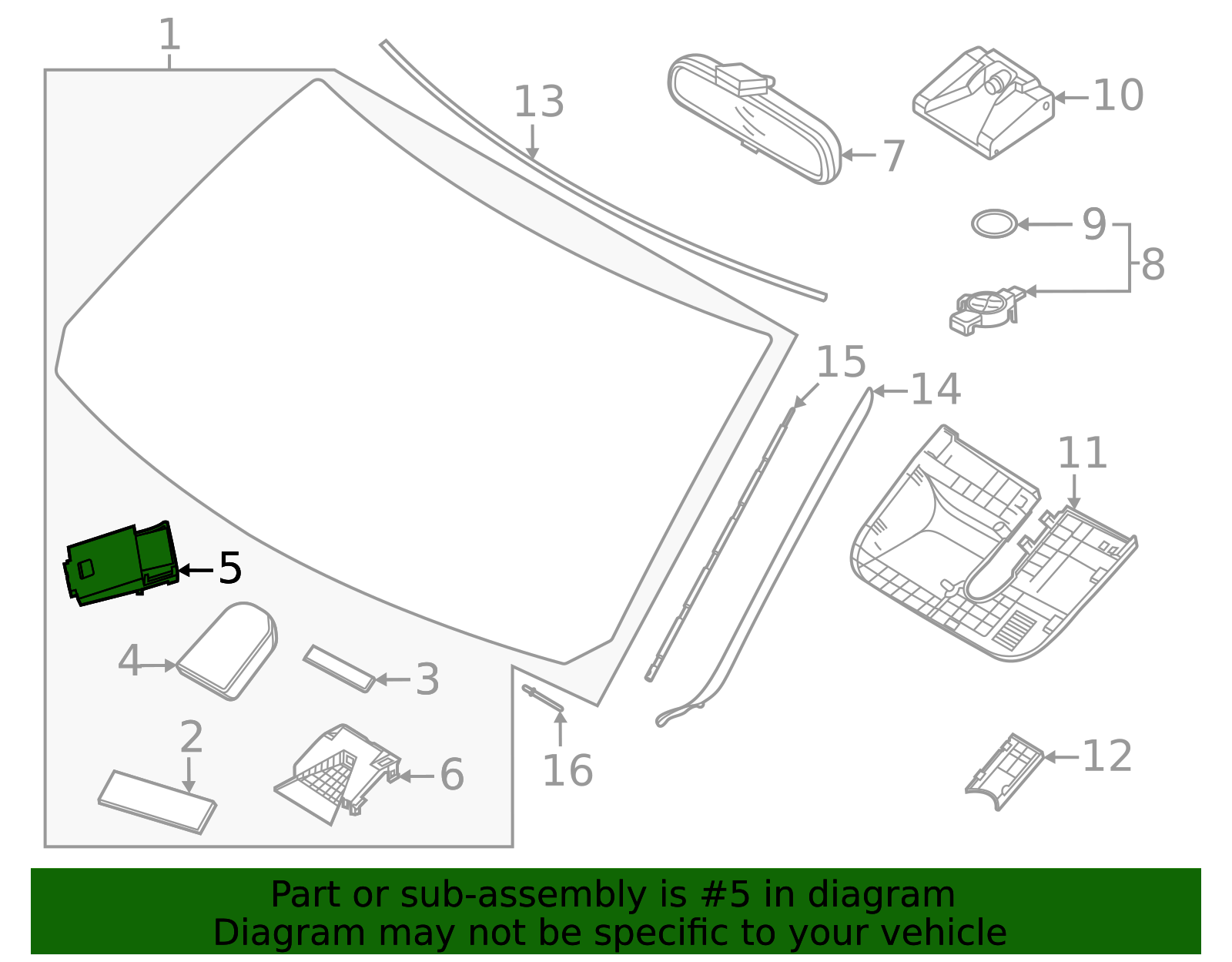 97257-J9000 - High-Quality Rain Sensor for 2018-2025 Hyundai ...