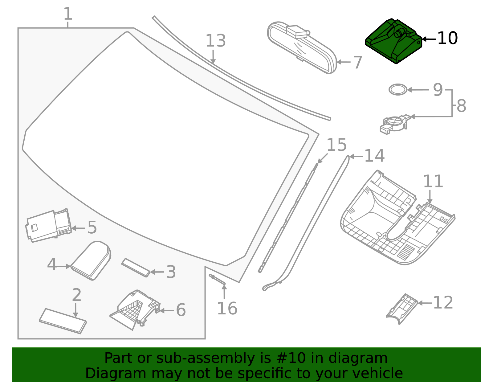 2023-2024 Hyundai Palisade Lane Departure System Camera 99211-S8600 ...