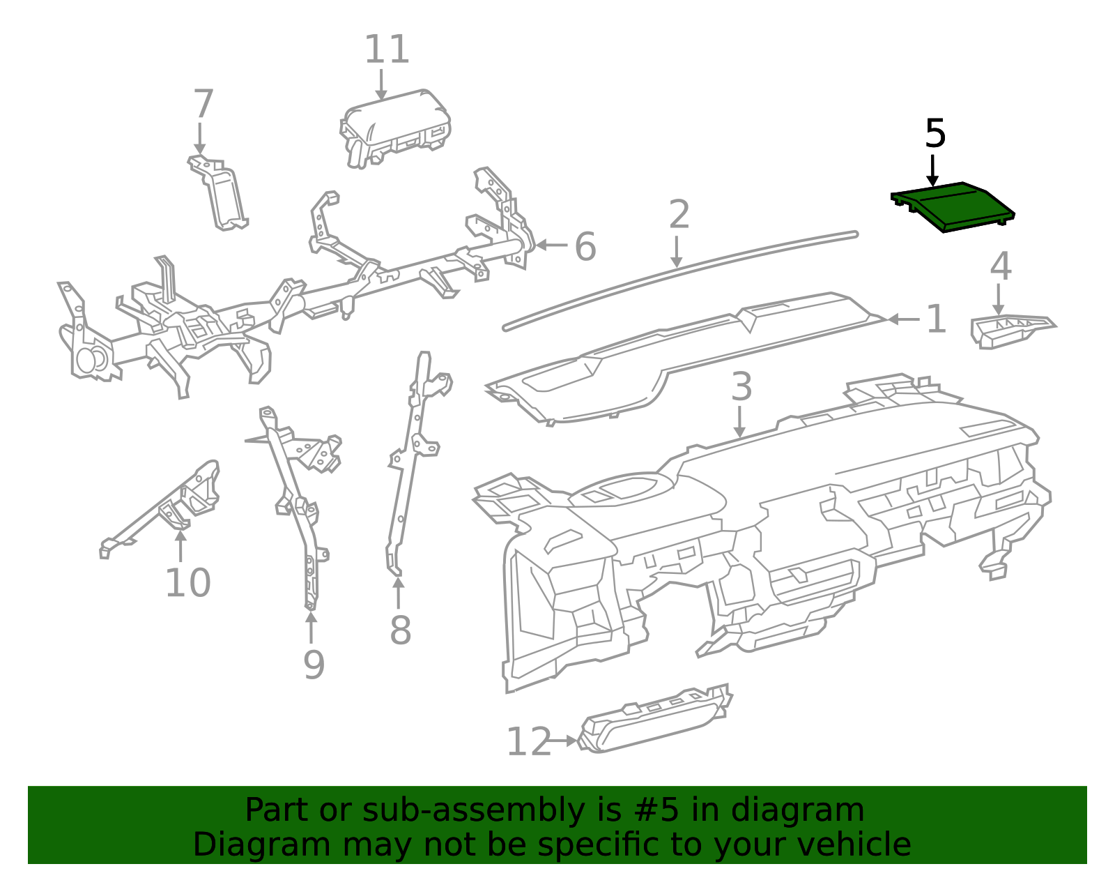 2020-2025 Toyota Side Panel 55472-02050-C0 | Bam Wholesale Parts