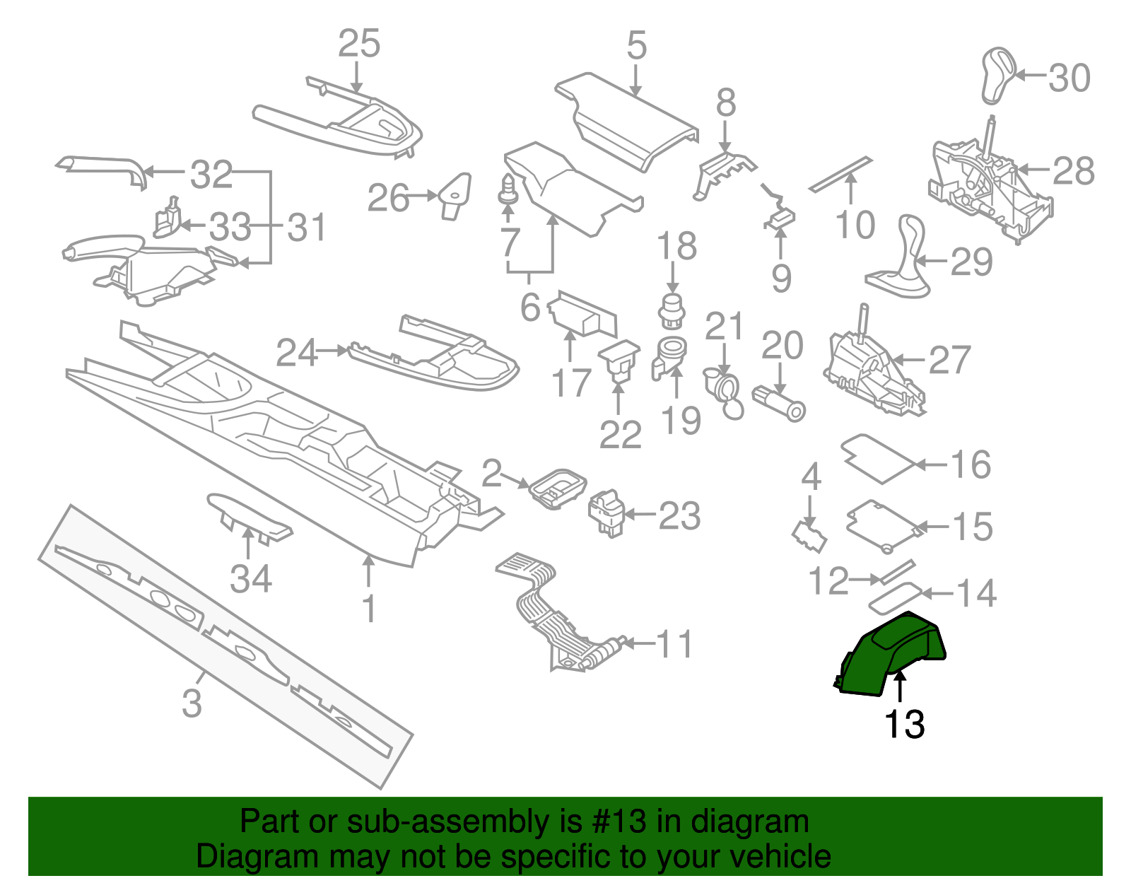 Console Panel 997-553-983-02-T12 - Interior Organization Restored ...