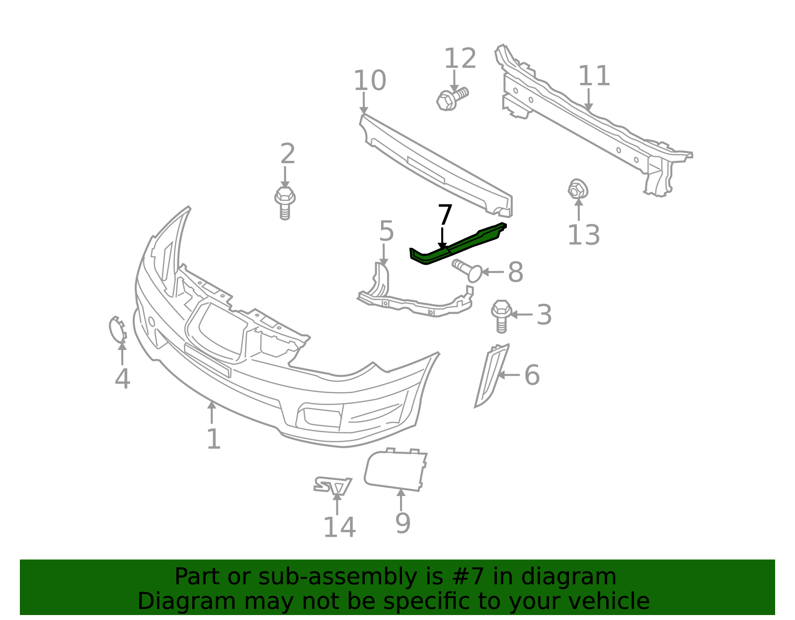 Slider 55565FE020 | Subaru Parts Store