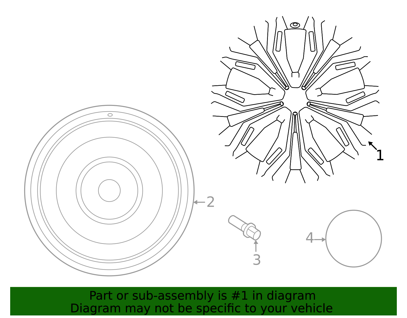 42611-30M50 - Wheel, Alloy Longo Toyota Parts