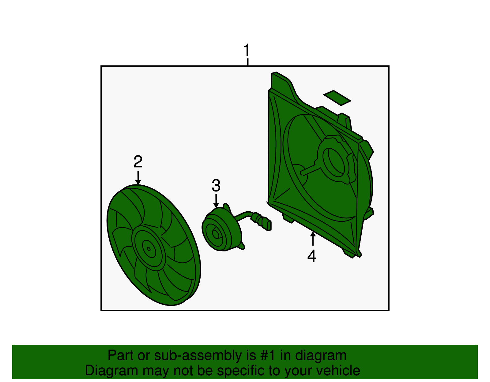 2006-2011 Hyundai Accent Fan Assembly 25380-1E100 | OEM Parts Online