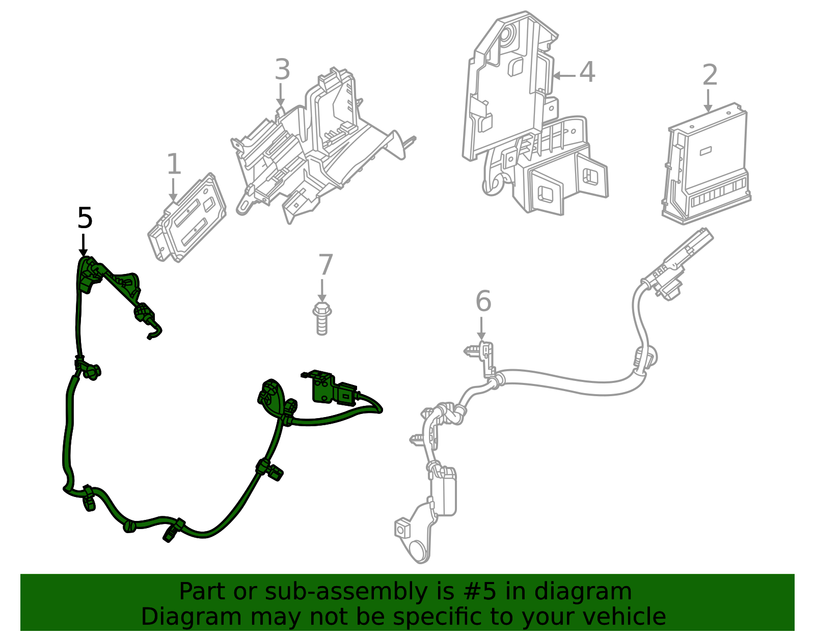 84839127 - Front Passenger Side Active Suspension Vertical ...