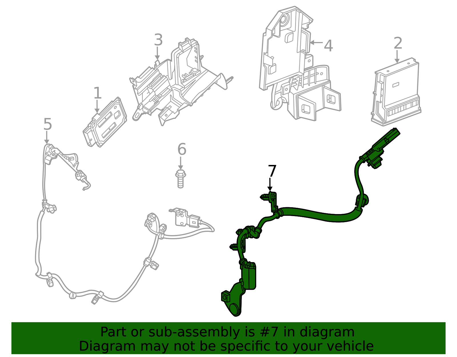 2020-2024 Cadillac CT5 Rear Passenger Side Active Suspension Vertical ...