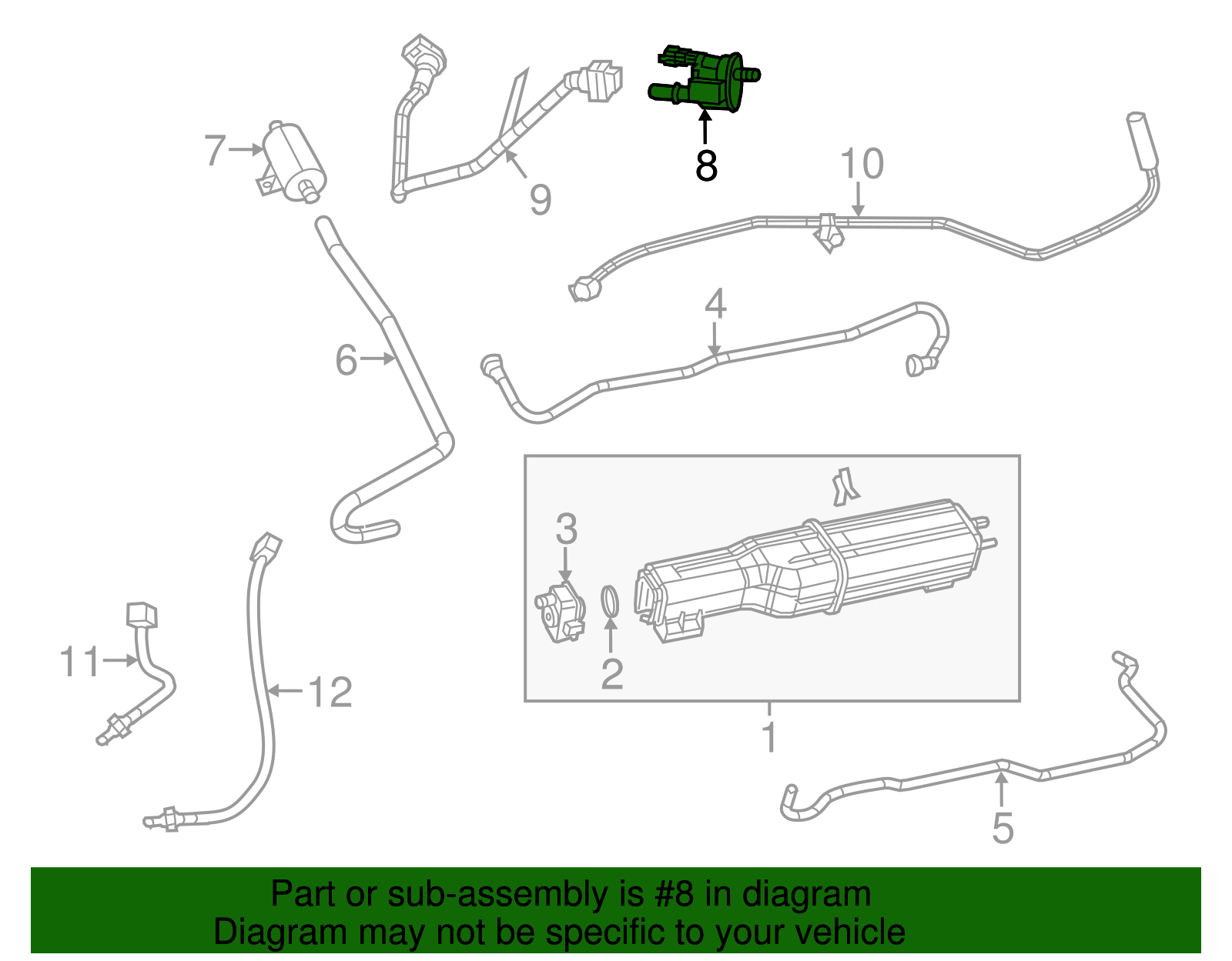 4627832AB - Purge Control Valve - 2014-2021 Mopar | Mopar Parts Canada