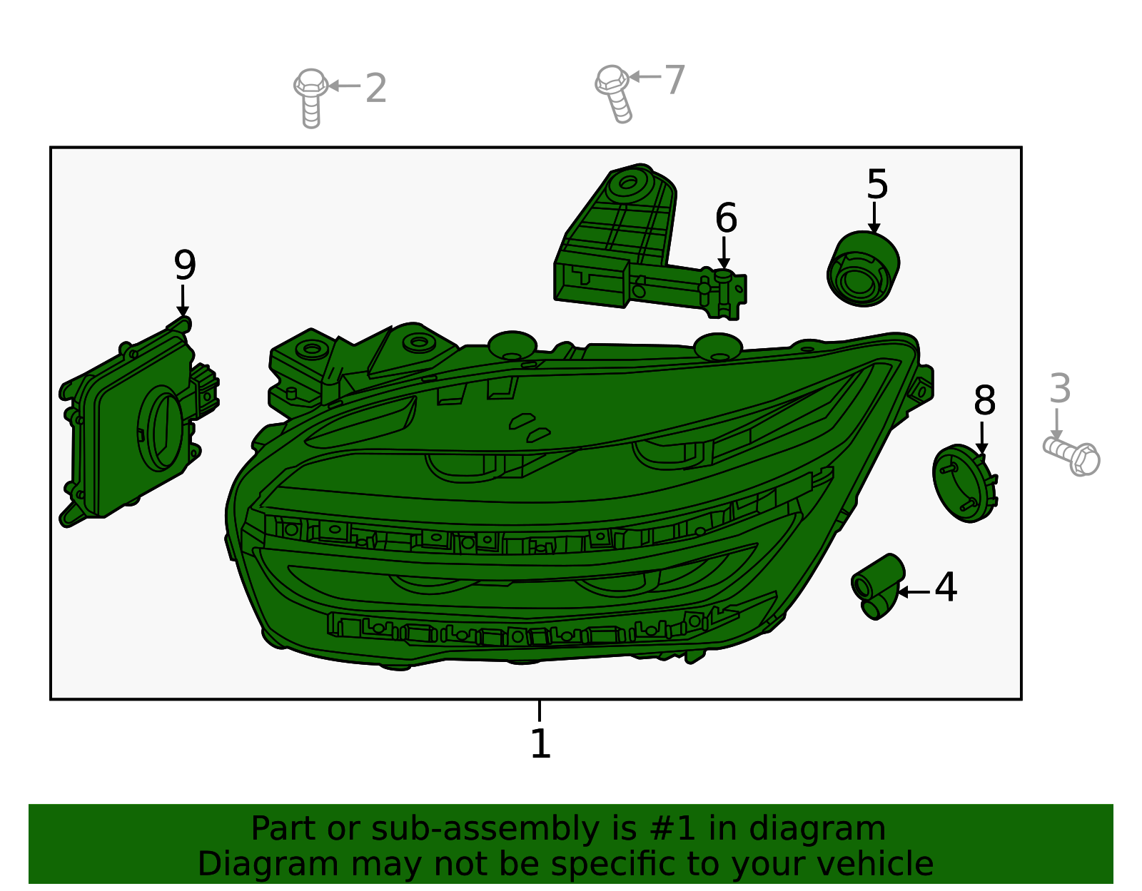 2022-2025 Genesis Headlamp Assembly 92101-AR020 | OEM Parts Online
