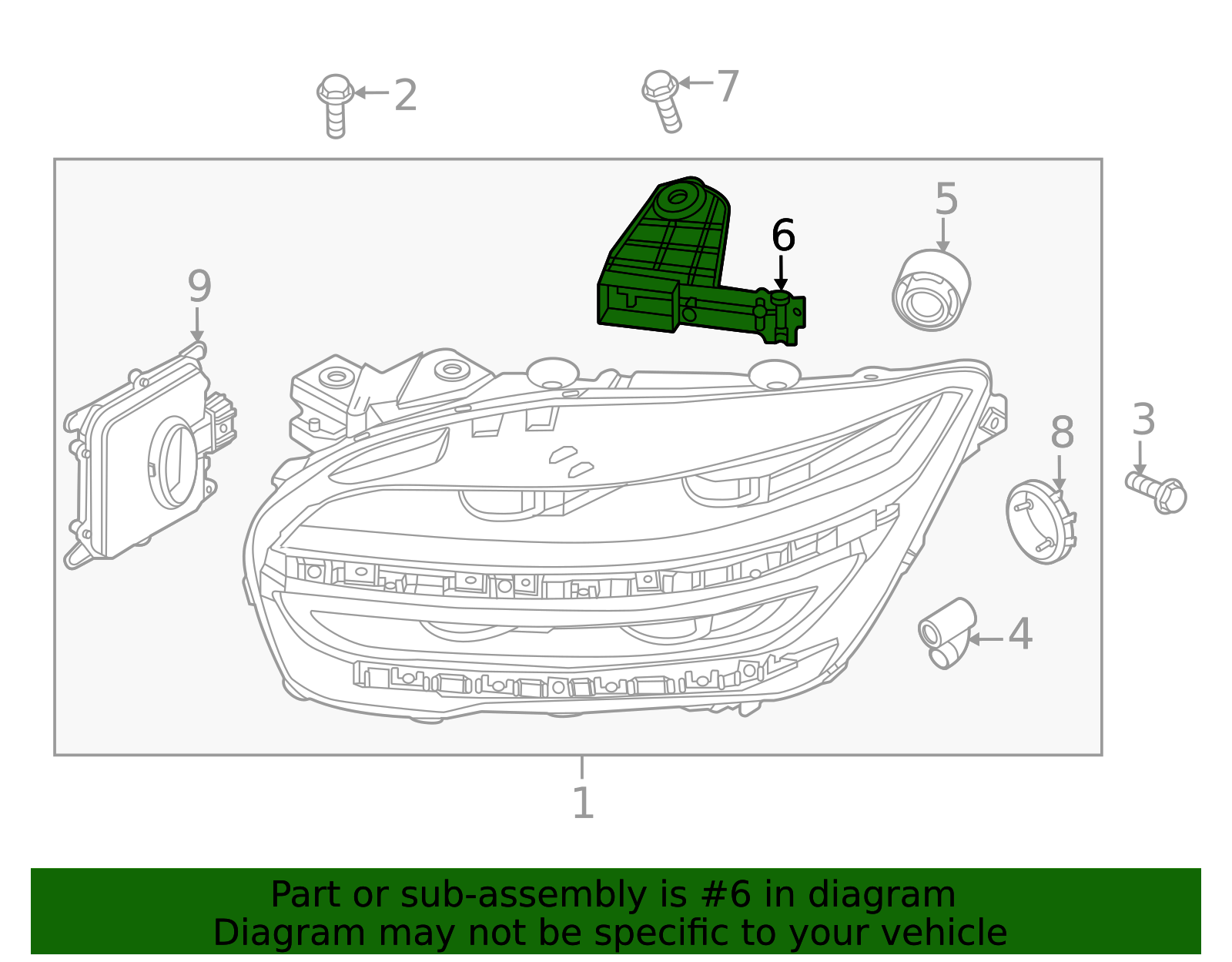 Hyundai - 92152-AR000 - Lamp Bracket - 2022-2025 Genesis | OEM Hyundai ...