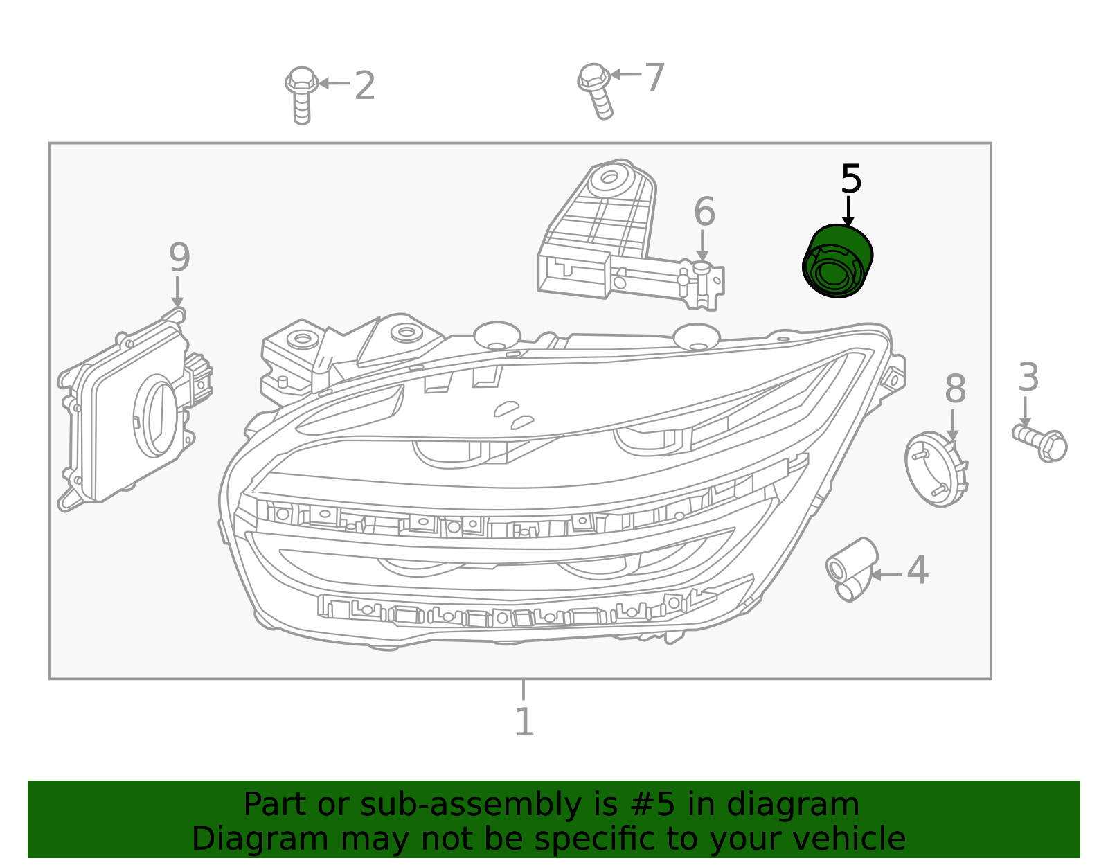 2007-2025 Hyundai Fog Lamp Assembly Cap 92163-39000 | OEM Parts Online