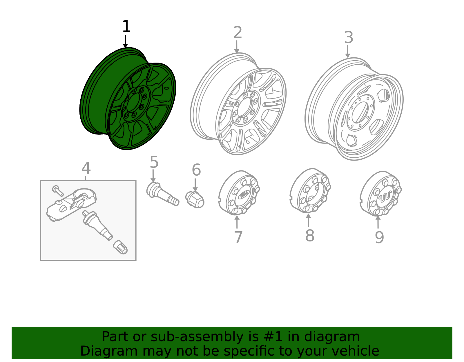 2011-2014 Ford Wheel, Alloy BC3Z-1007-C | Awesome Parts Ford