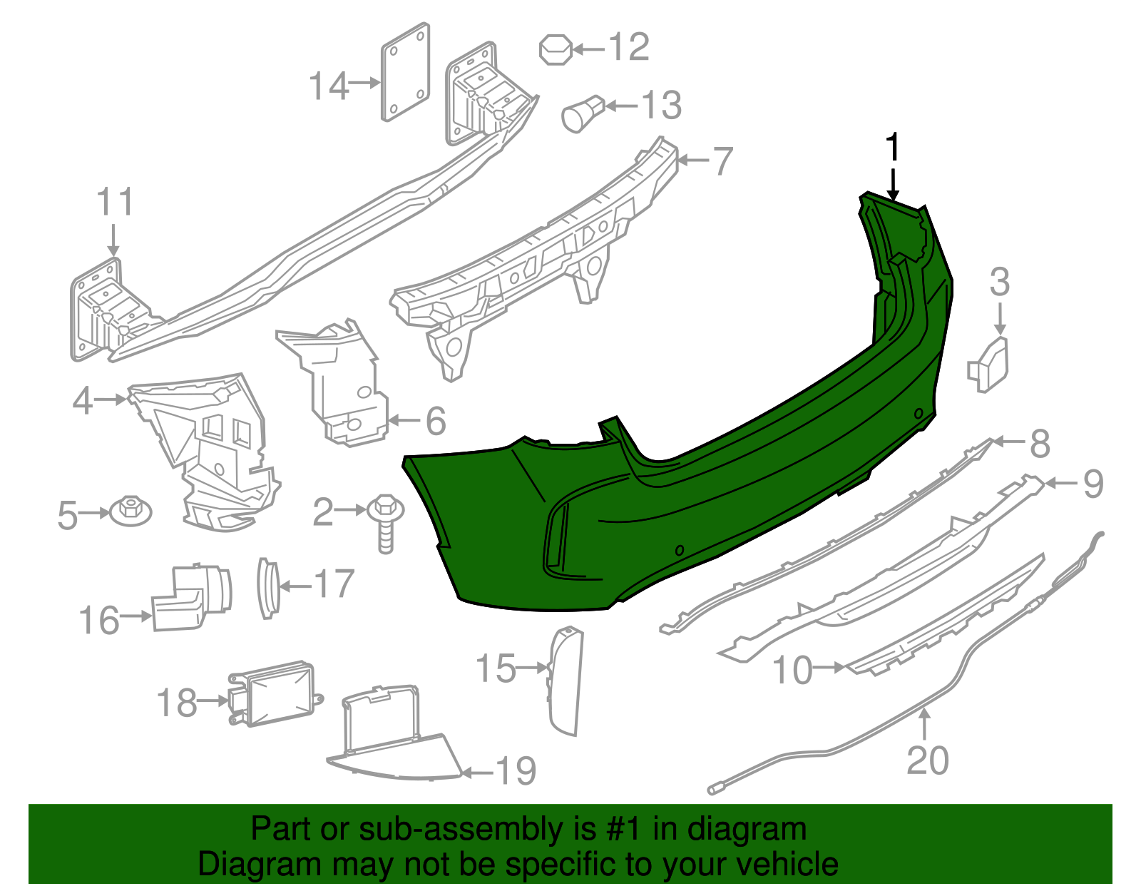 51-12-8-066-911 - Bumper Cover | BMWPartsHub