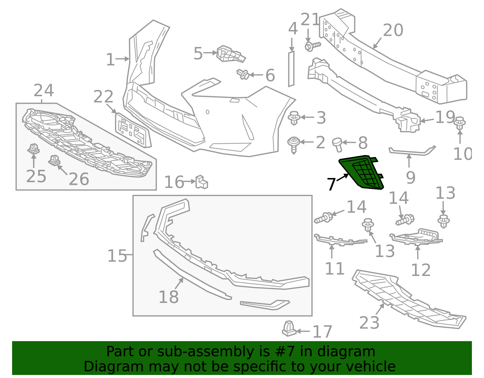 2020-2022 Lexus | Outer Grille | 53127-0E060 | Express Lexus Parts