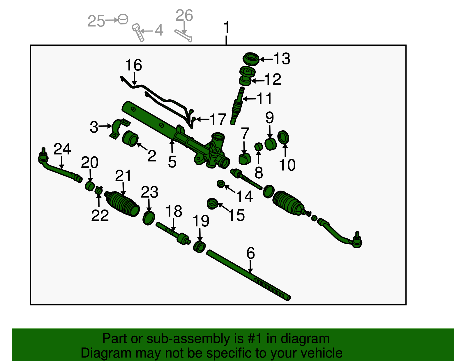 57700-1M600 - Gear Assembly 2010-2013 Kia Forte | Kia.Parts Store