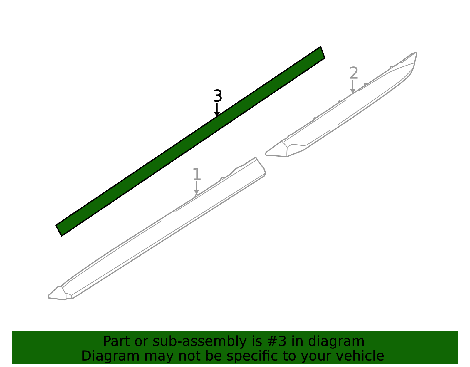 80838-3JA0B - High-Quality Rocker Panel Molding Seal for 2013-2020 ...
