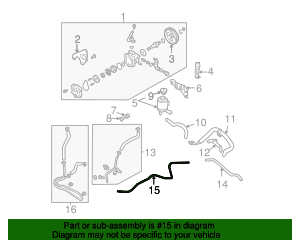 2004-2008 Nissan Tube Assembly 49721-7Y000 | Bill Kay Nissan Parts