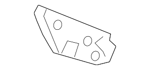 2016-2023 Mazda CX-9 Side Retainer TK48-50-0U1B | OEM Parts Online