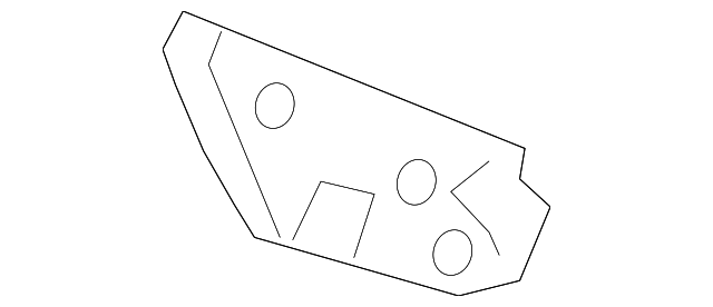 2016-2023 Mazda CX-9 Side Retainer TK48-50-0U1B | RealMazdaParts.com