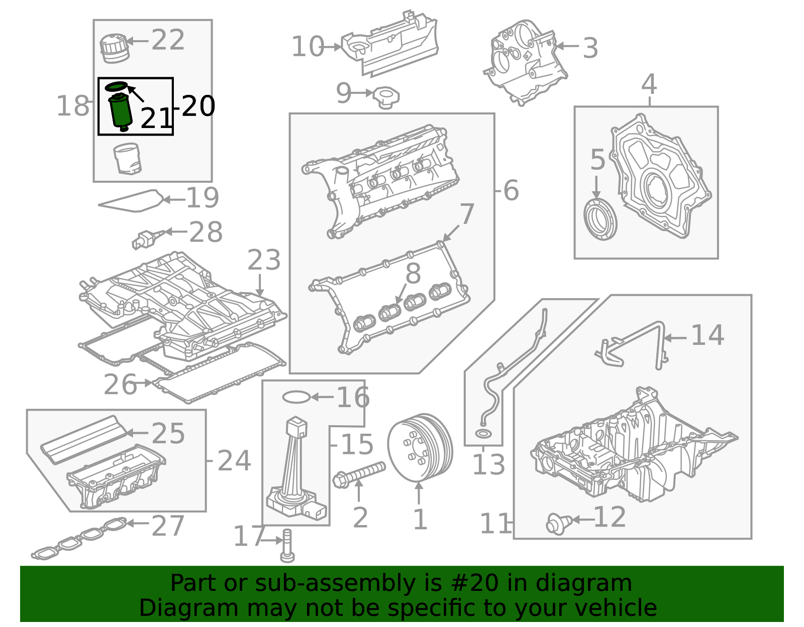 Genuine Oil Filter for 2010-2025 Land Rover | Land Rover Part# LR011279 ...