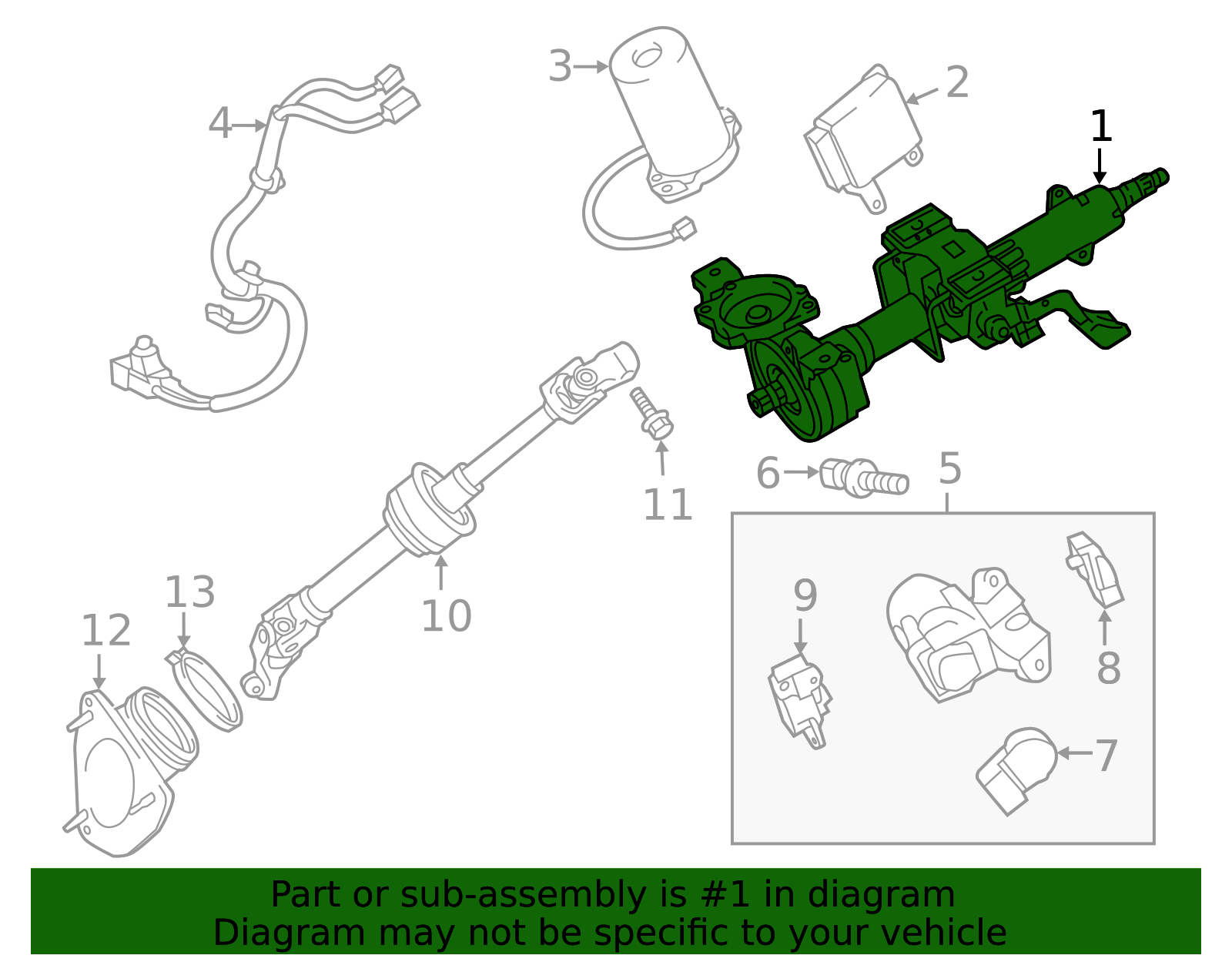 2012-2014 Toyota Camry 2012-2014 Toyota Camry - Steering Column 4520A ...
