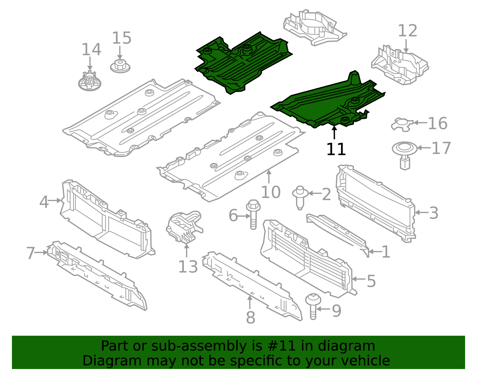 31694917 - Under Cover - 2019 2020 Volvo XC40 | Volvo OEM Parts Direct