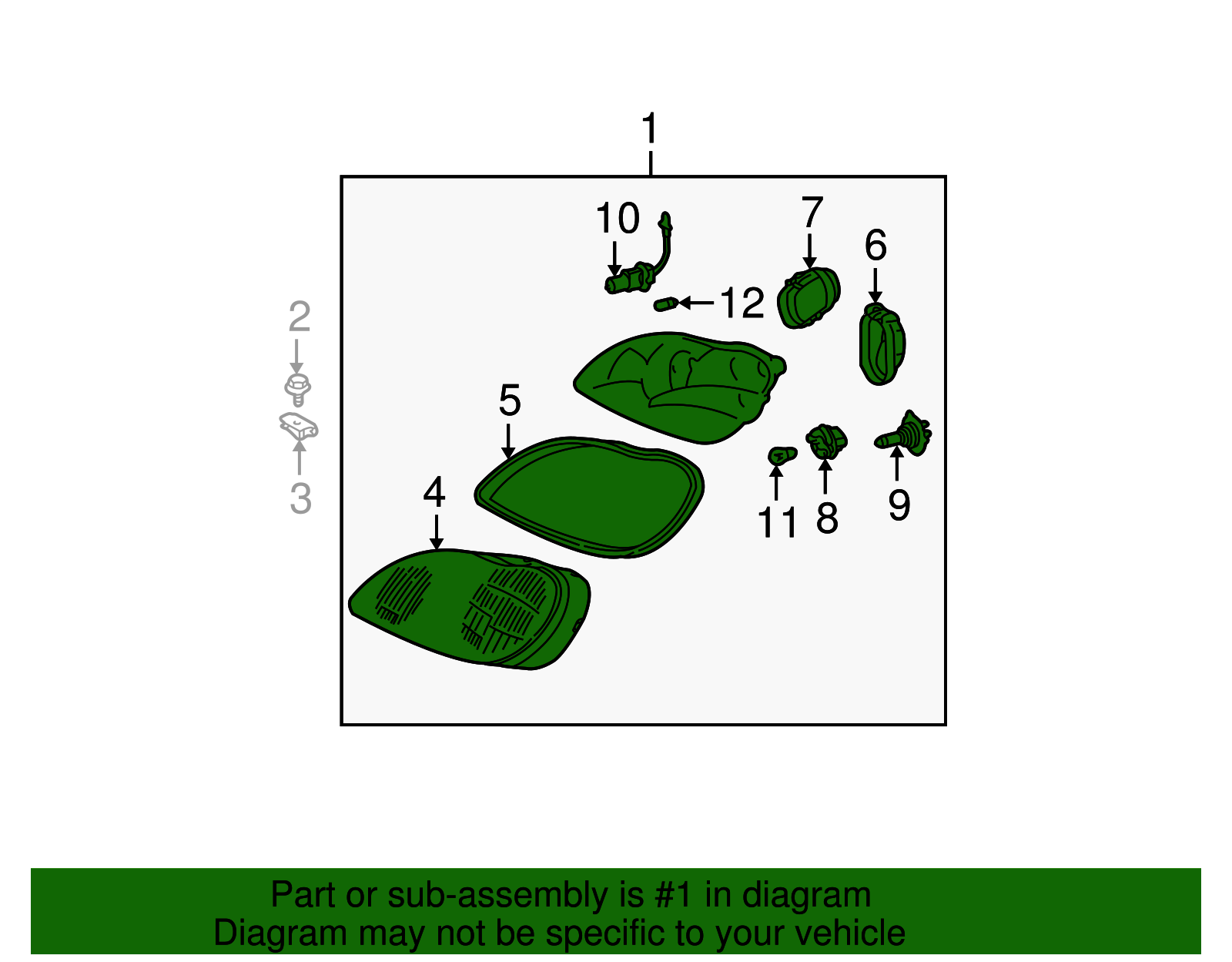 220-820-05-61 - Headlamp Assembly - Left 2000-2002 Mercedes-Benz ...