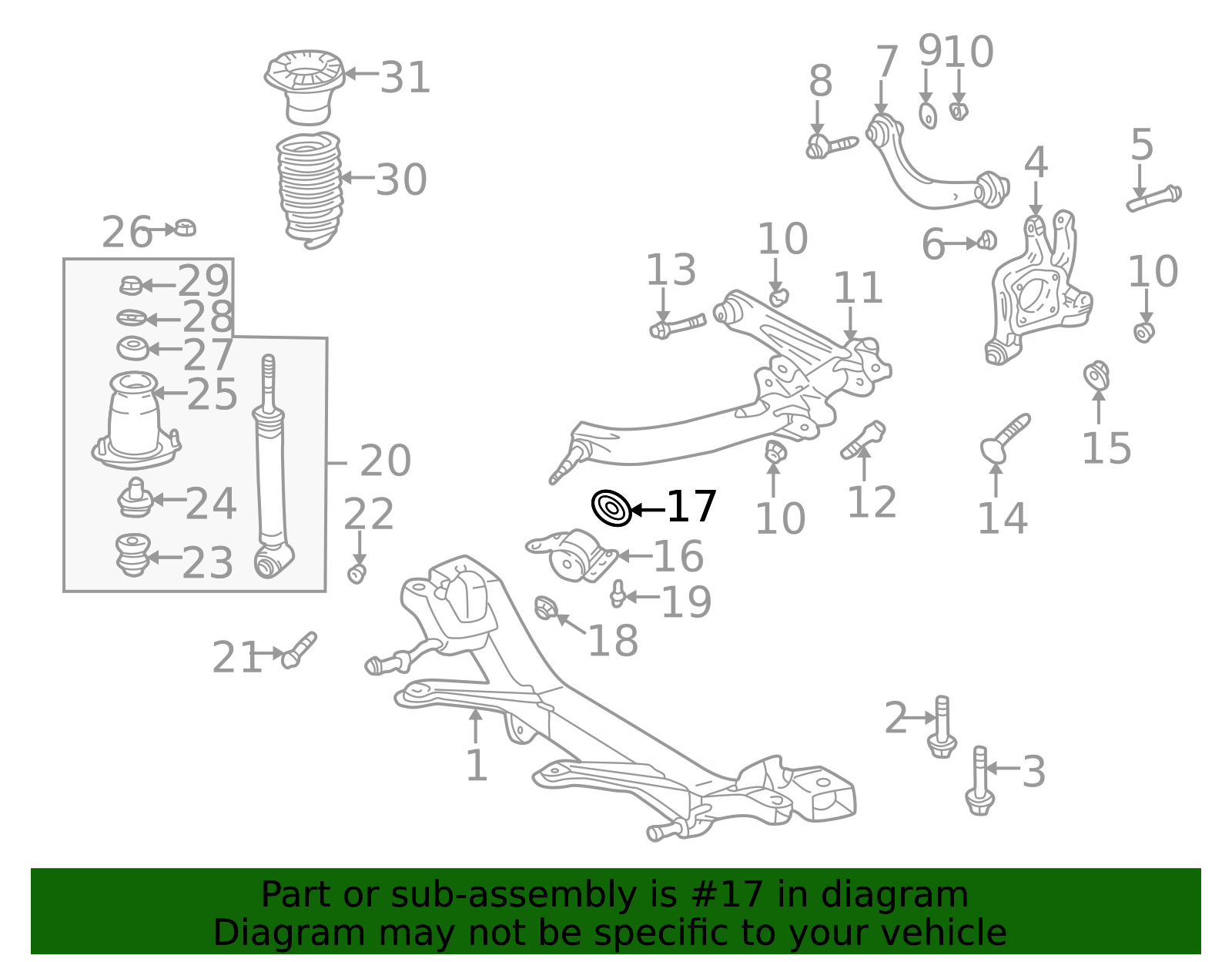 Genuine Official Toyota Suspension Crossmember Stop (Rear) part# 48752 ...