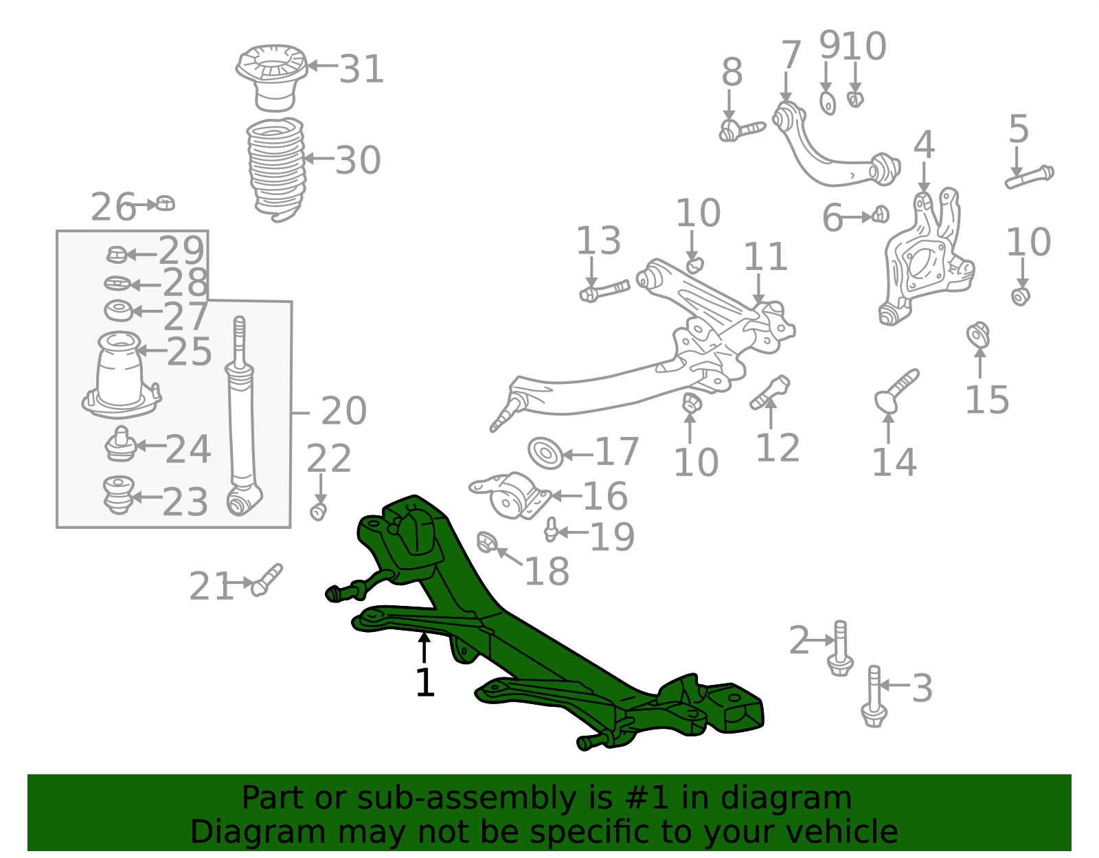 2000-2005 Toyota Celica 2000-2005 Toyota Celica - Suspension Cross ...