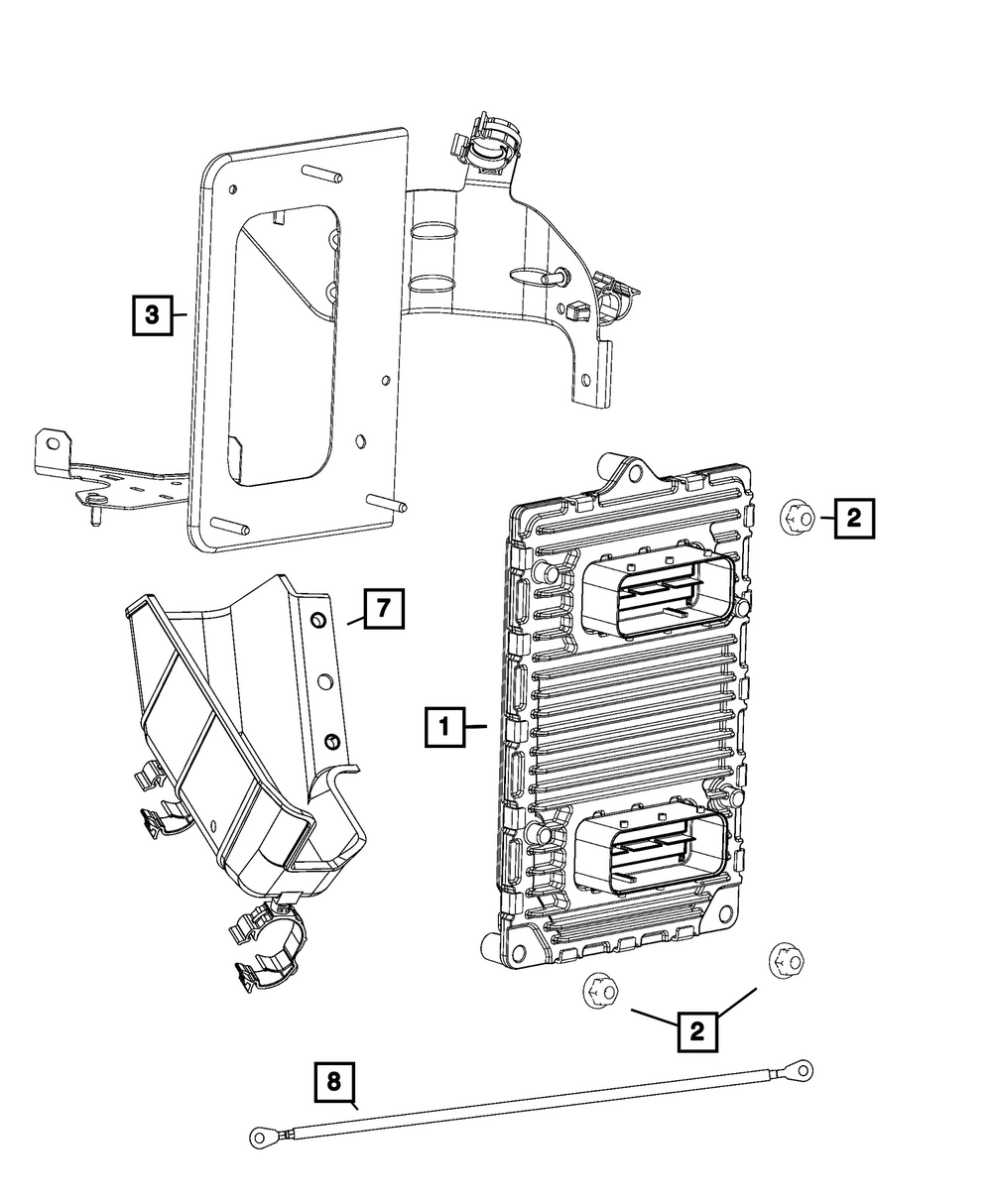 68540972AJ - Engine Controller Module 2022-2025 Ram | The Official ...