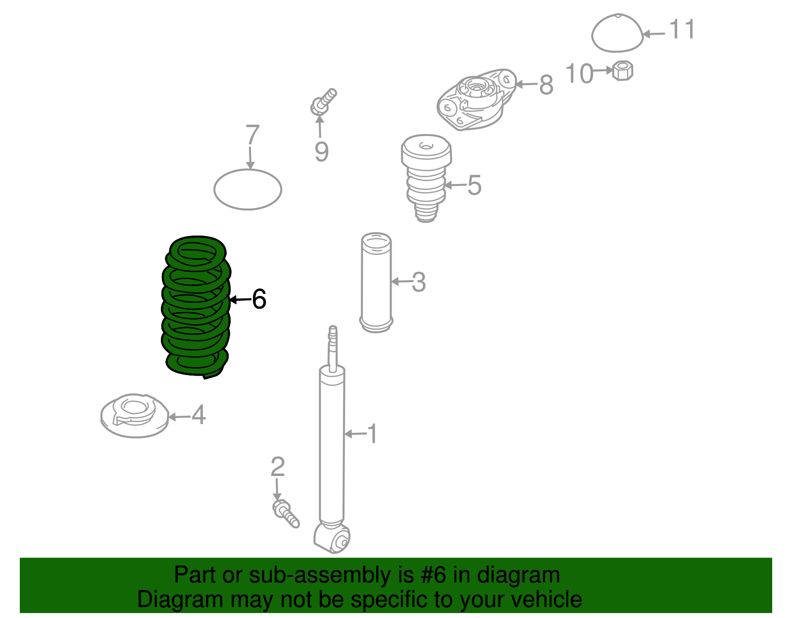 Coil Spring - OEM Suspension Load Support for Audi | AutoNation Parts