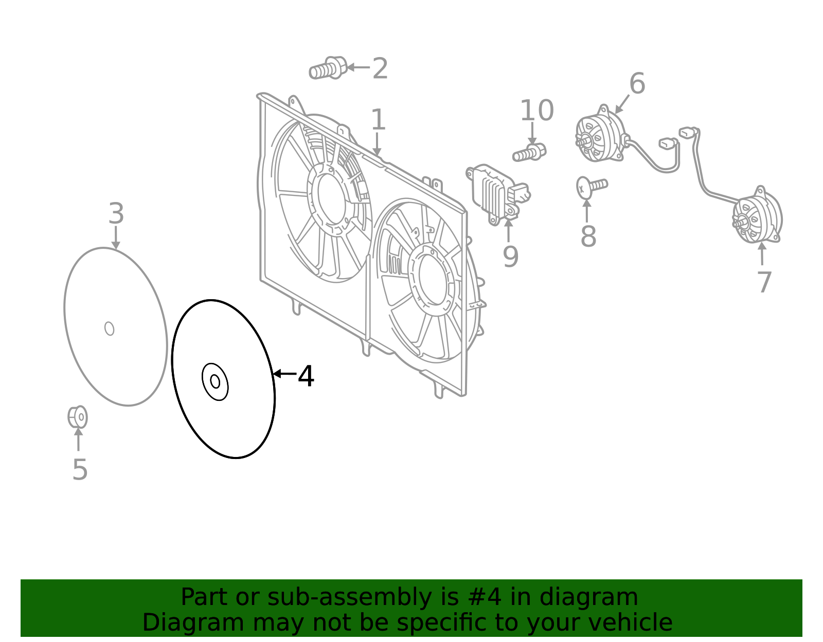 16361-0P440 - Fan Blade 2017-2020 Toyota Sienna | Toyota San Diego Parts