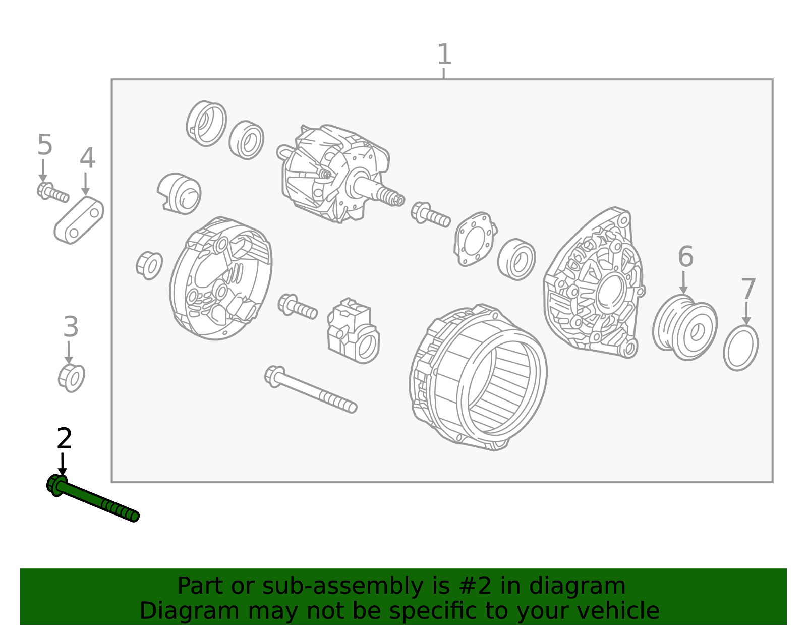 Alternator Bracket Bolt 90001-RPY-G01 | Clark Knapp Honda