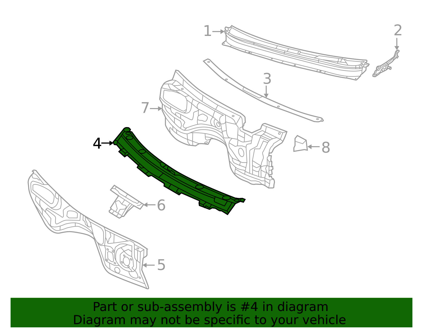 2012-2024 Mopar Panel 68021005AC | Mopar Parts Canada