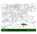 2007-2017 GM Heater Inlet Hose 20765678 GM | GMPartsDirect.com